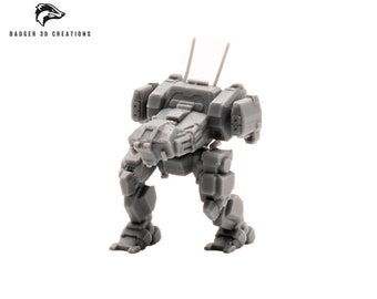 Hellspawn Mech for Battletech 6mm Scale With Hex Base - Etsy