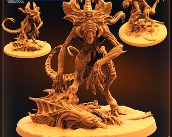 Grey Aliens grays X10 28mm Scale 3D Printed Resin Miniatures X10 - Etsy