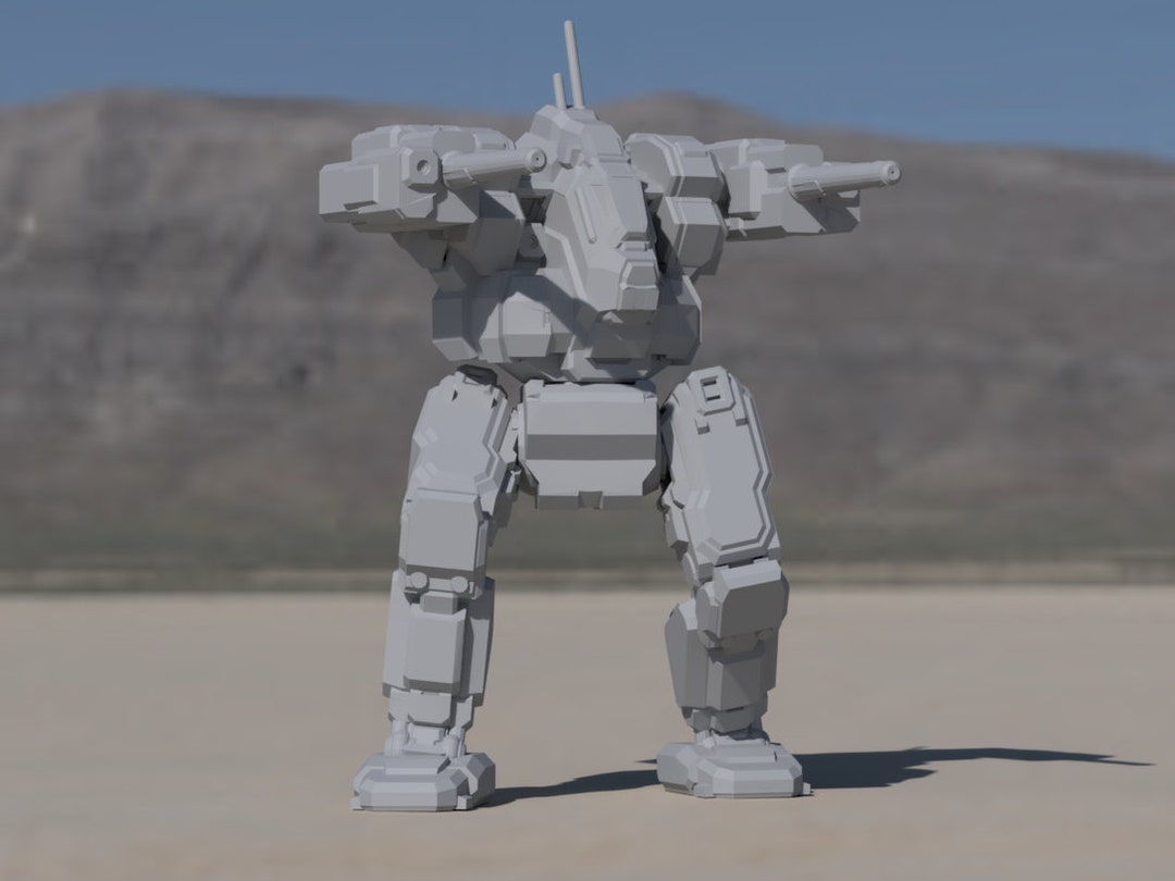 BJ-1 Blackjack Mech for Battletech With Hex Base - Etsy