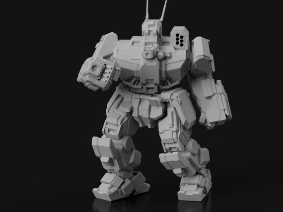 WVR-6M Wolverine Mech for Battletech 4-8K Printed With Hex - Etsy
