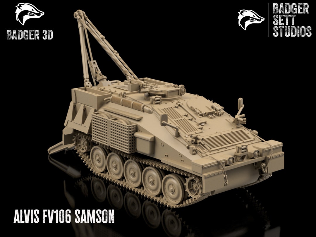 Alvis FV106 Samson Modern Warfare/wargames Badger Sett Studios - Etsy