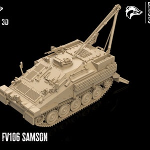 Alvis FV106 Samson Modern Warfare/wargames Badger Sett Studios - Etsy