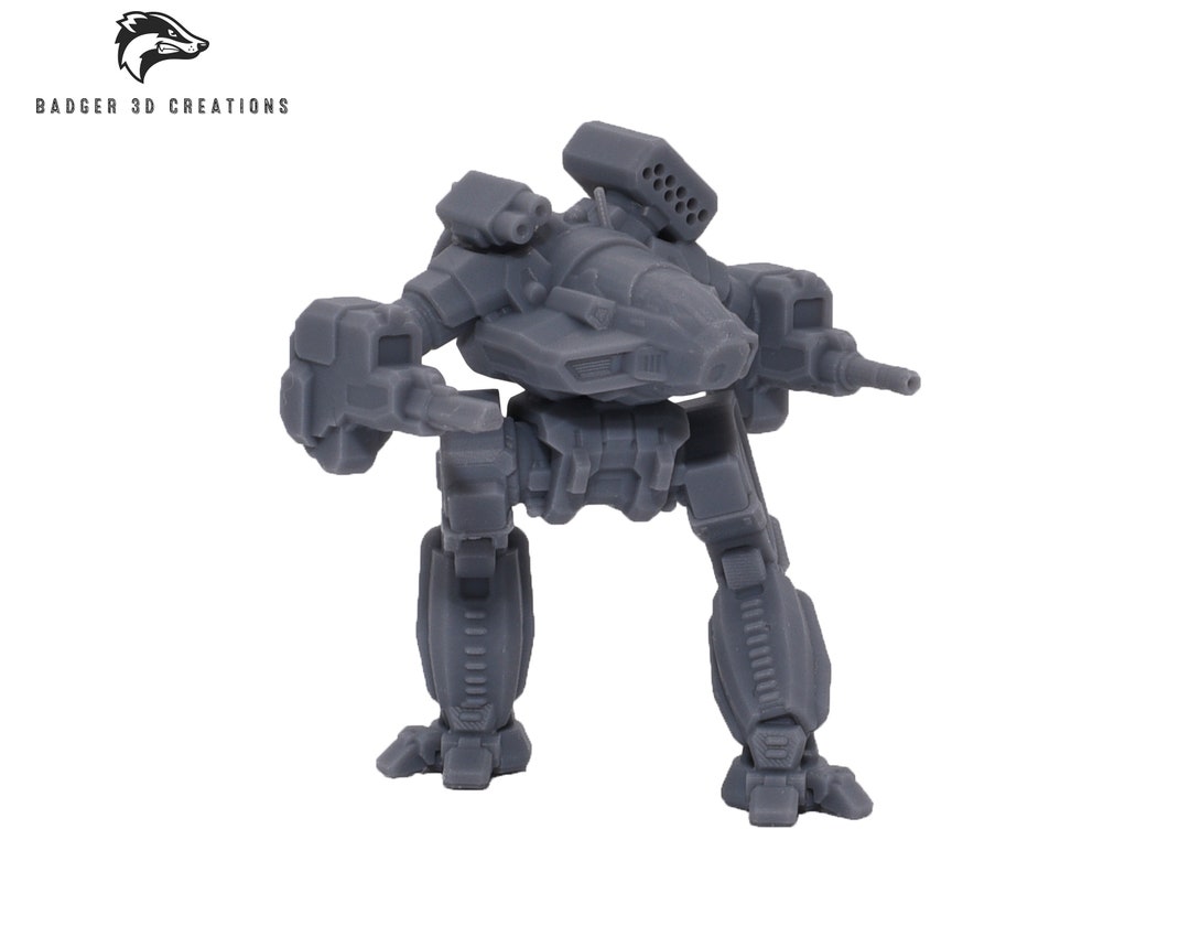 Ebon Jaguar Prime Mech for Battletech 6mm Scale With Hex Base - Etsy
