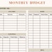 Digital & Printable Budget Template - Etsy