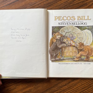 Pecos Bill: A Tall Tale Retold and Illustrated by Steven Kellogg ...