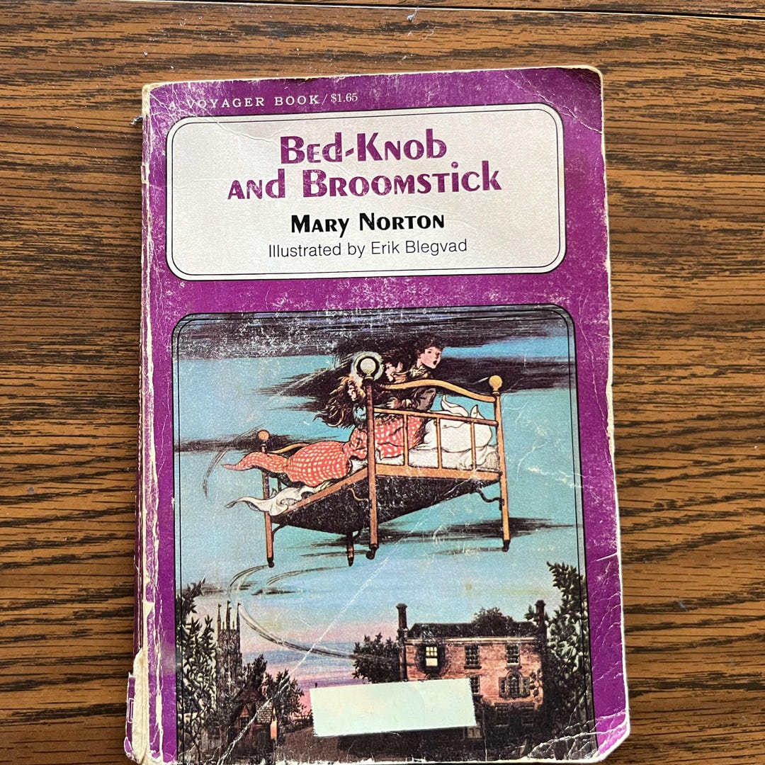 Rare Bed-knob and Broomstick - Mary Norton - Erik Blegvad - Classic ...