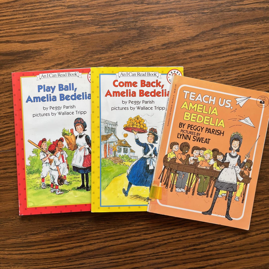 3 Books by Peggy Parish - Teach Us Amelia Bedelia - Come Back Amelia ...
