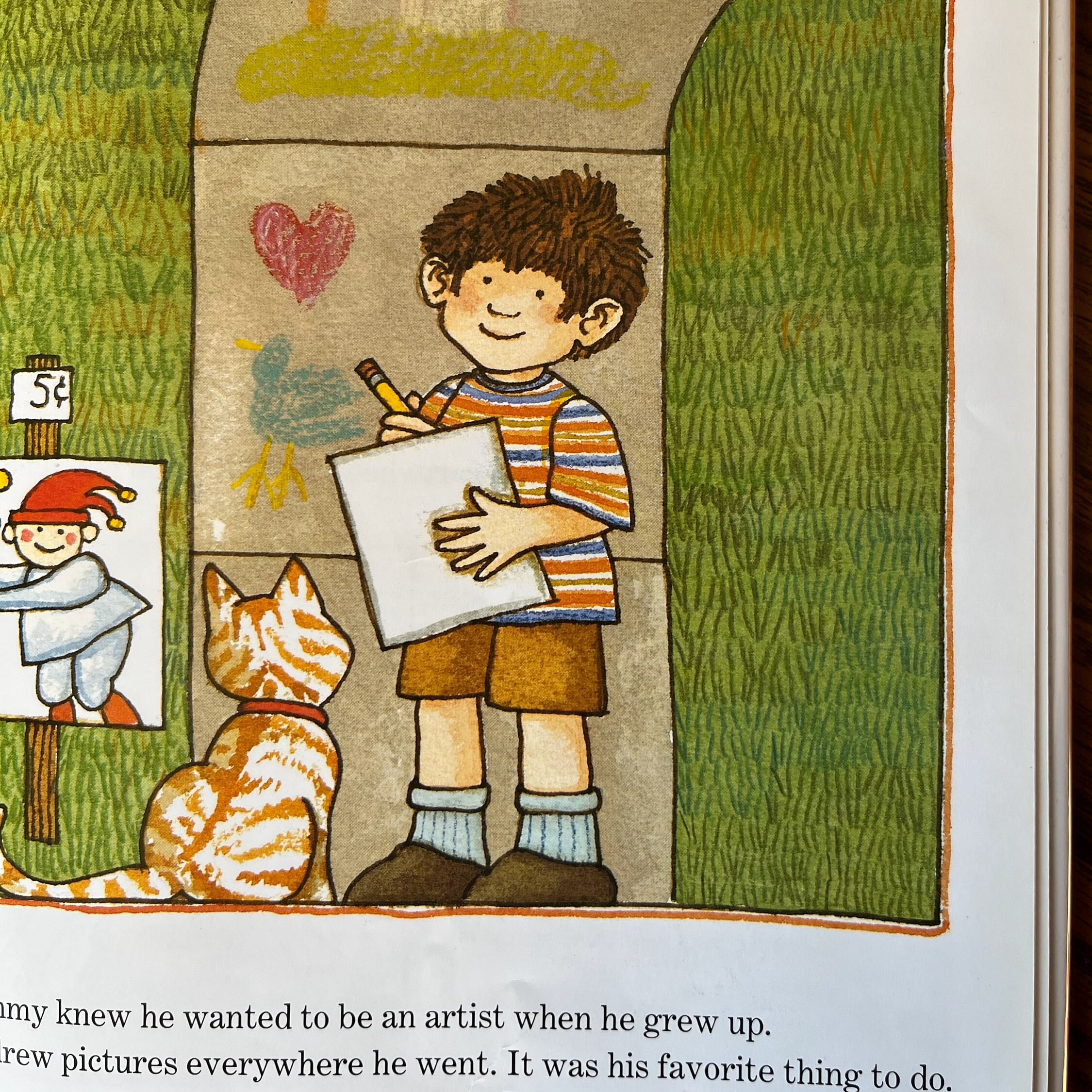 The Art Lesson Tomie Depaola 1989 Vintage Hardback Picture Book - Etsy