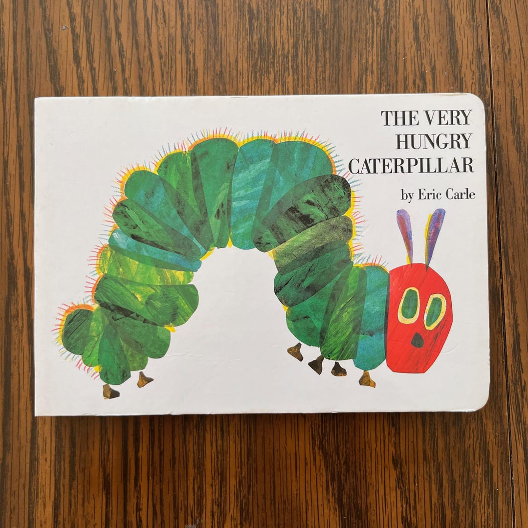 The Very Hungry Caterpillar Eric Carle Board Book - Etsy