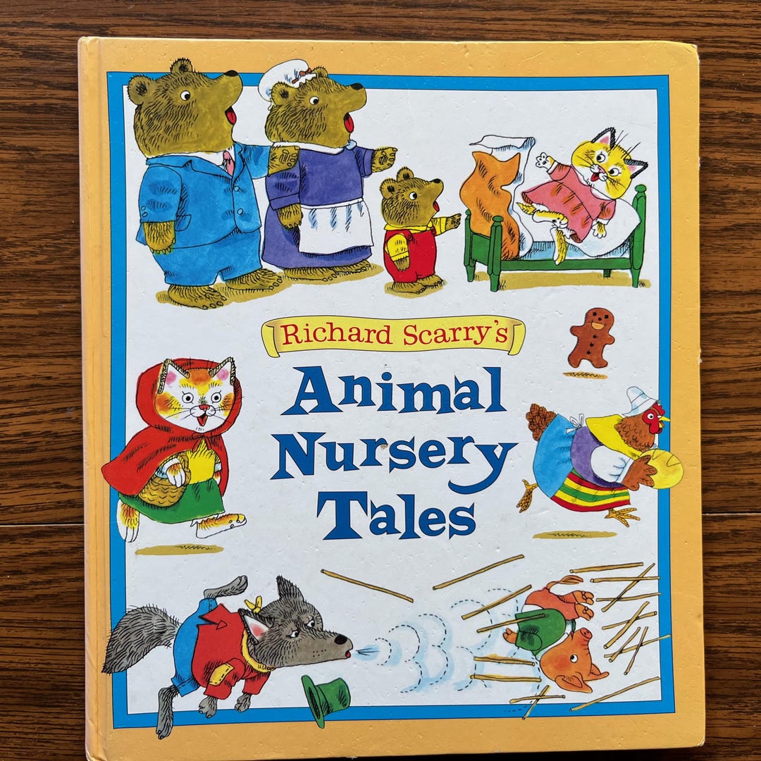 Richard Scarry's Animal Nursery Tales - Richard Scarry - 1975 Vintage ...