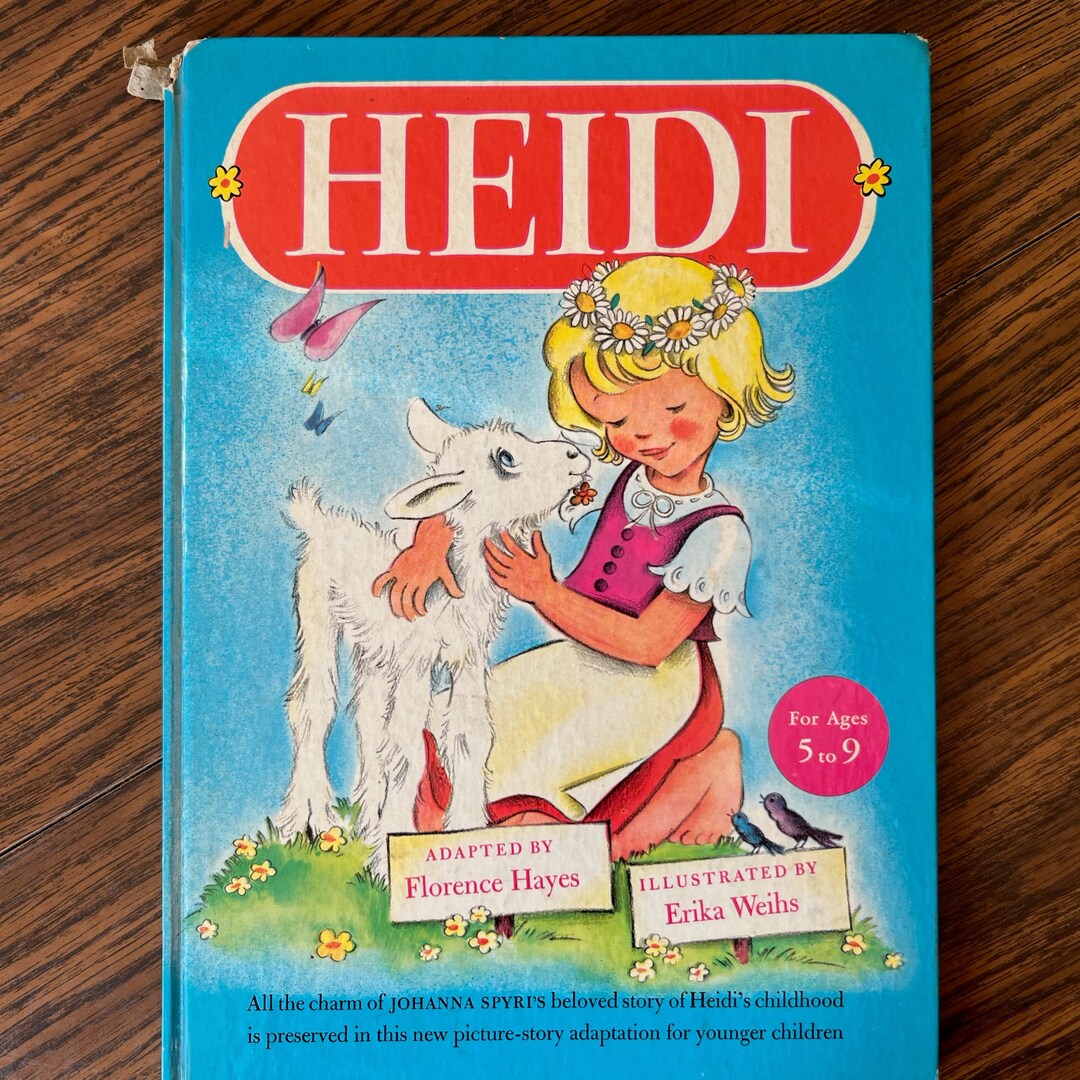 Heidi by Joanna Spyri Adapted by Florence Hayes Vintage - Etsy