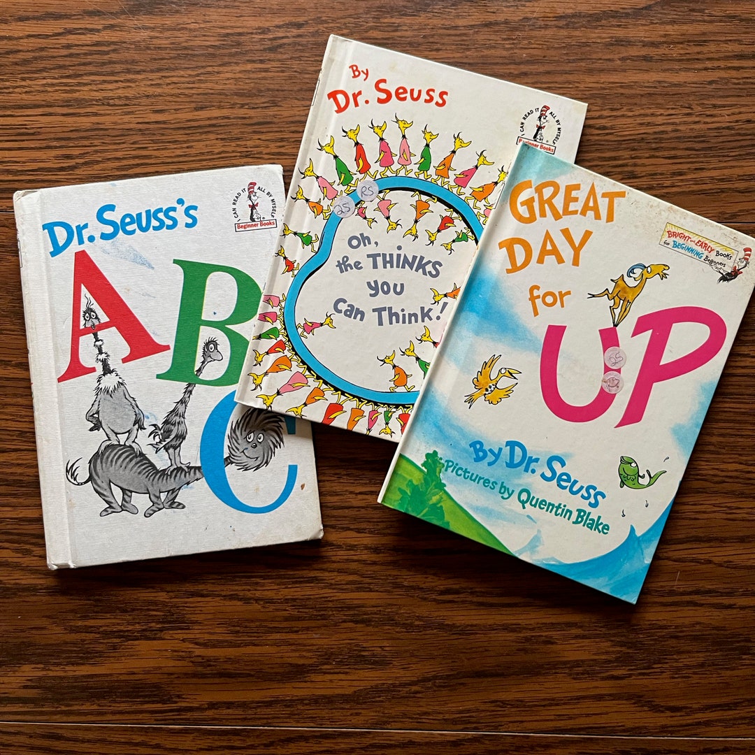 Three Dr. Seuss Early Reader Books - Great Day for up - Dr. Seuss's ABC ...