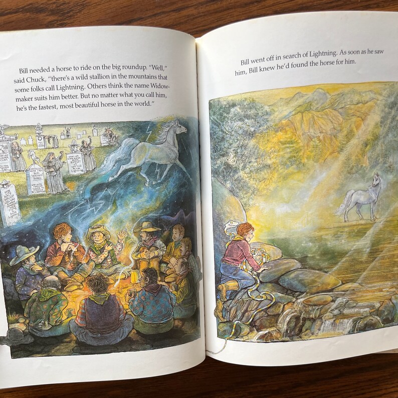 Pecos Bill: A Tall Tale Retold and Illustrated by Steven Kellogg ...