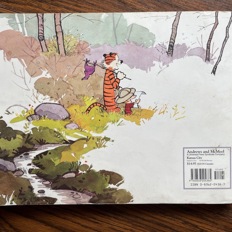 The Calvin and Hobbes Tenth Anniversary Book Vintage Comic Strip Book ...