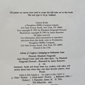 Aunt Flossie's Hats (and Crab Cakes Later) - Elizabeth Fitzgerald ...