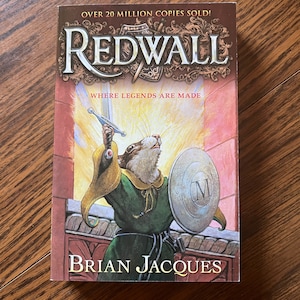 Redwall - by Brian Jacques - Vintage Paperback - Classic YA Fantasy ...