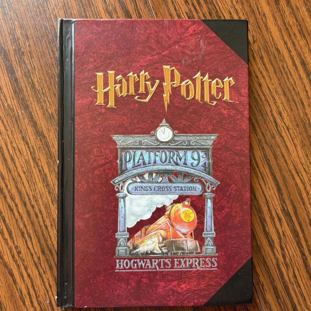 Harry Potter Blank Writing Journal With Platform 9-3/4 Cover - Etsy