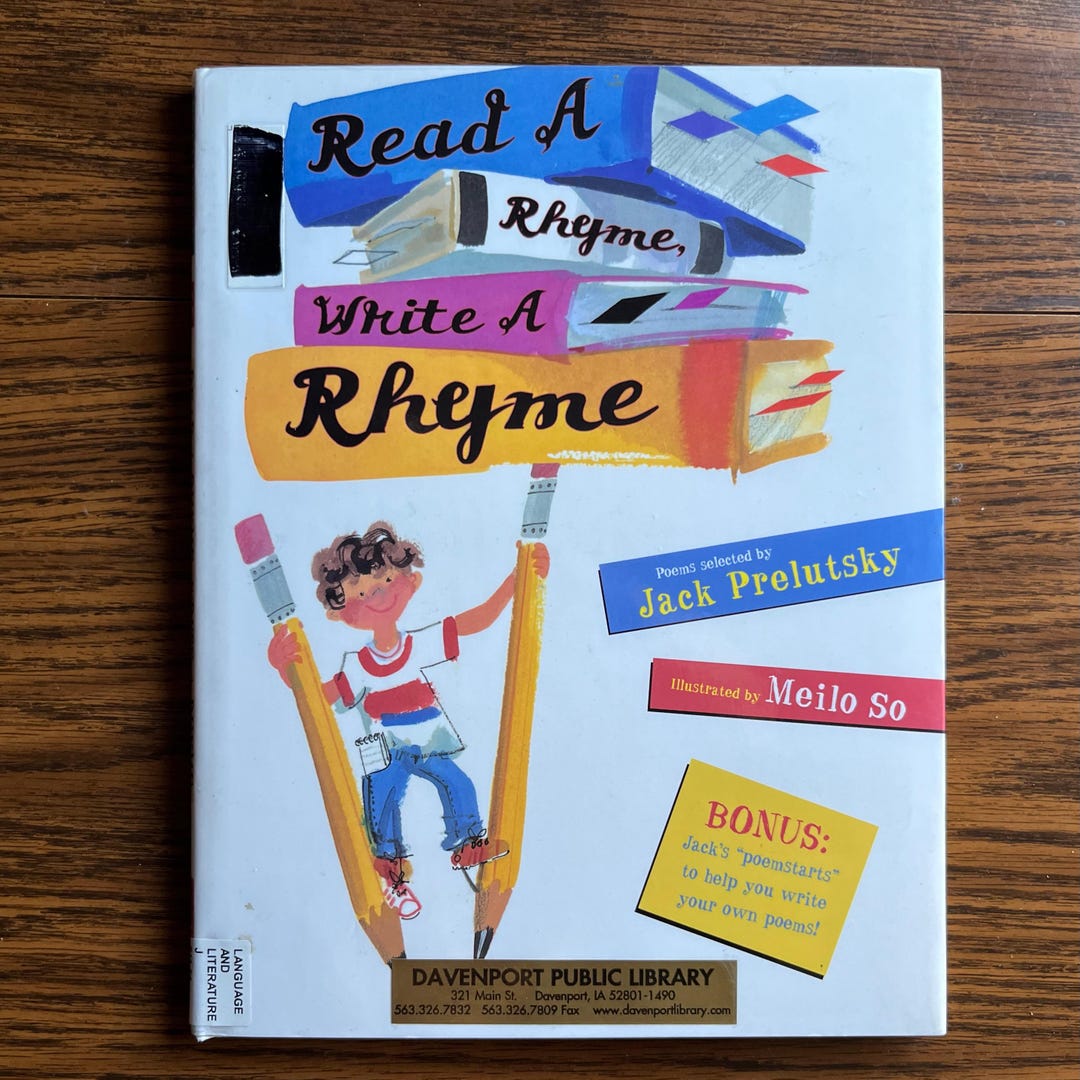 Jack Prelutsky - Read a Rhyme Write a Rhyme - Illustrations by Meilo so ...