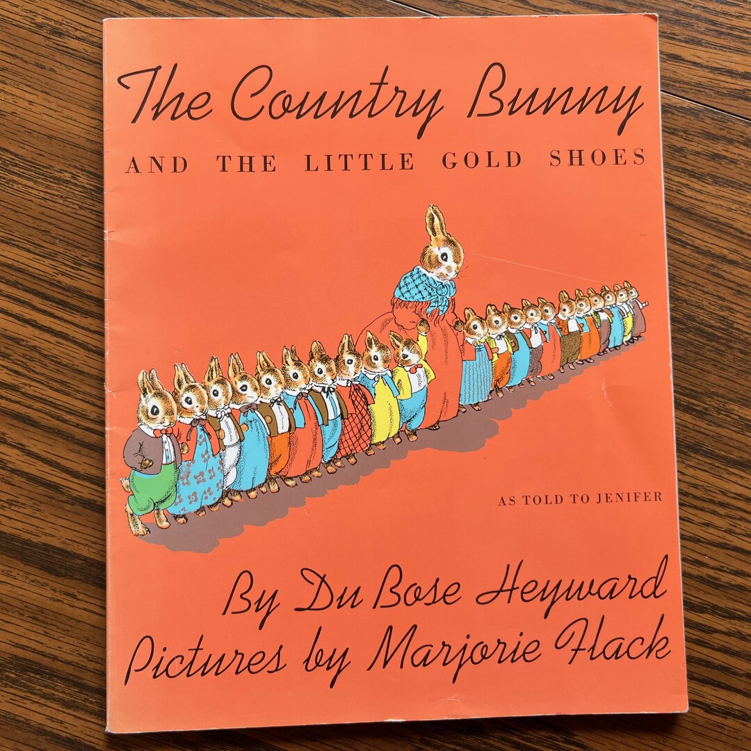 The Country Bunny and the Little Gold Shoes - Dubose Heyward - Vintage ...