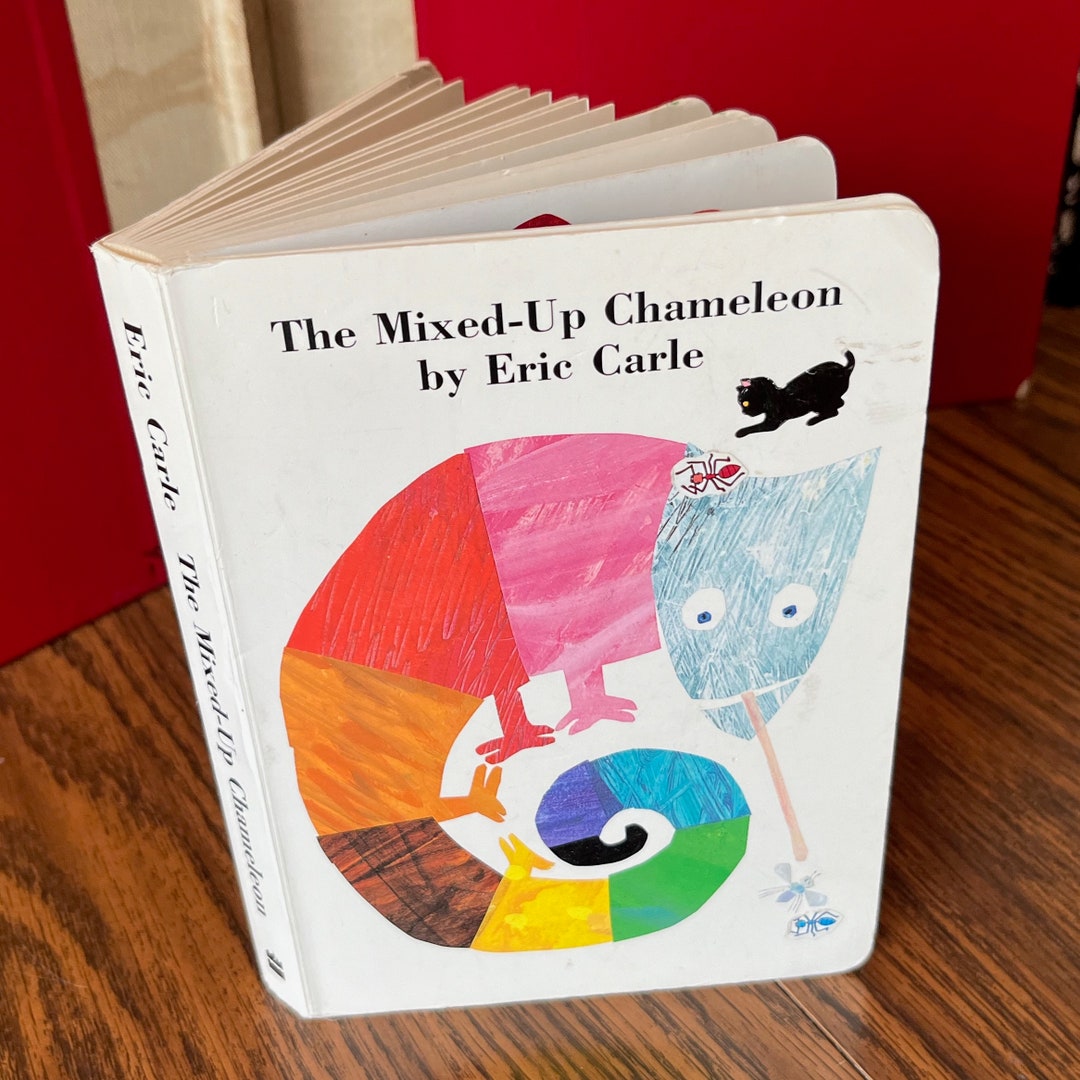 The Mixed-up Chameleon - Eric Carle Board Book - Etsy