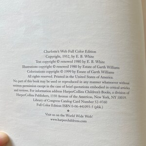 Charlotte&#039;s Web E. B. White Color Edition Garth Williams&#039; Illustrations ...
