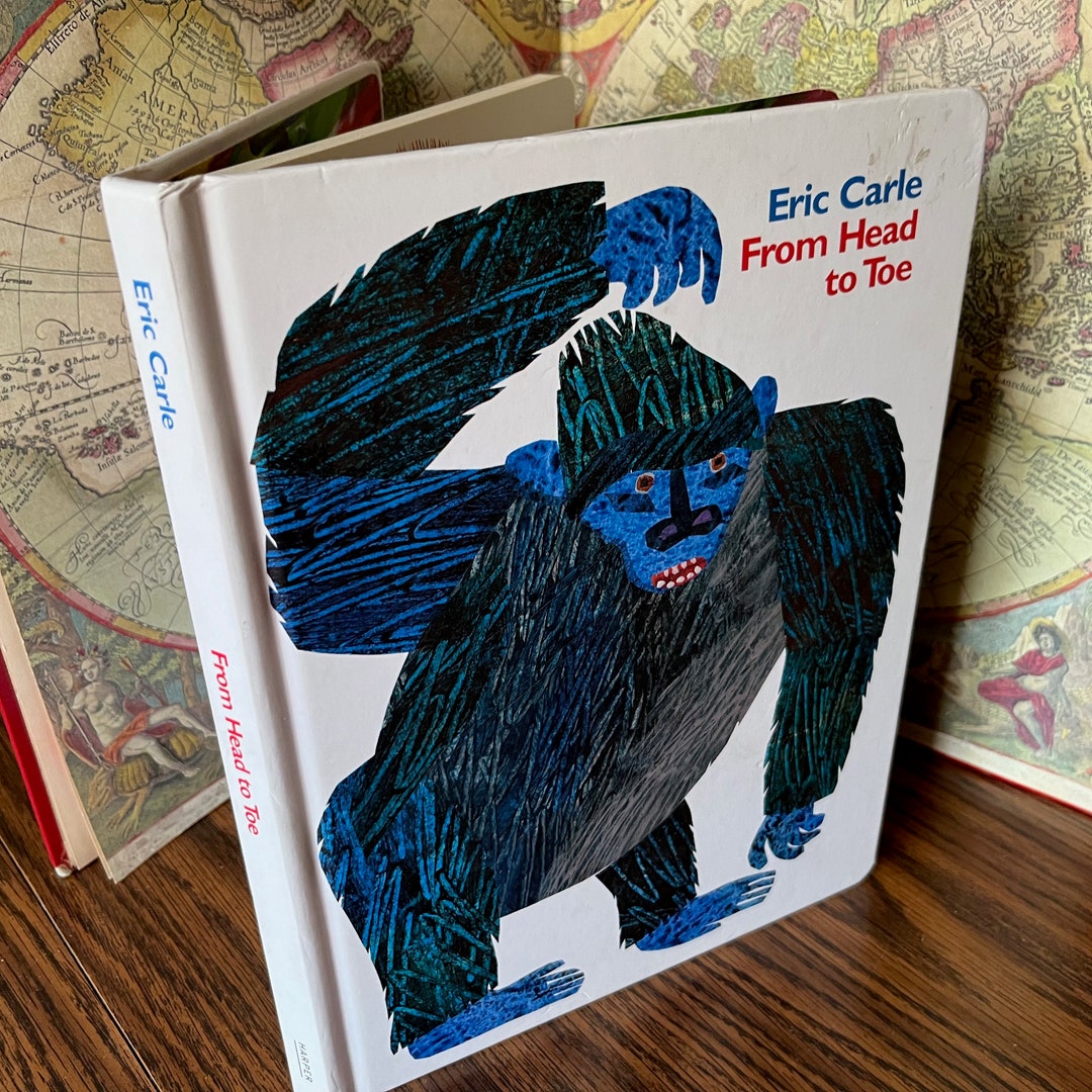 From Head to Toe - Board Book - Eric Carle - Children Picture Book - Etsy