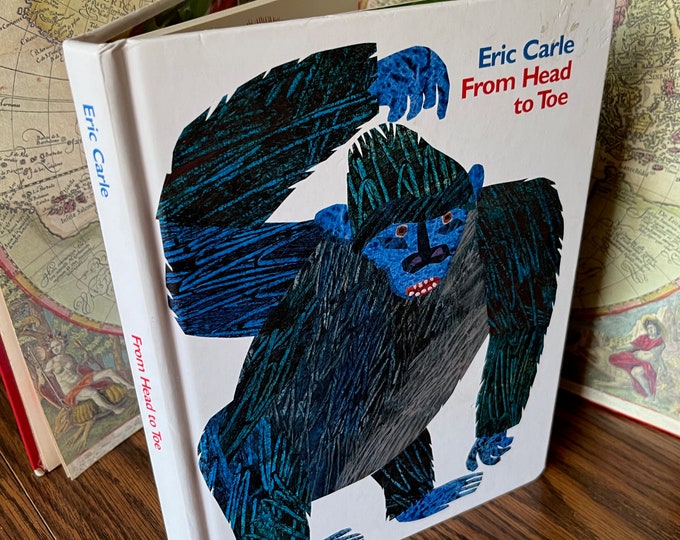 From Head to Toe - Board Book - Eric Carle - Children Picture Book - Etsy