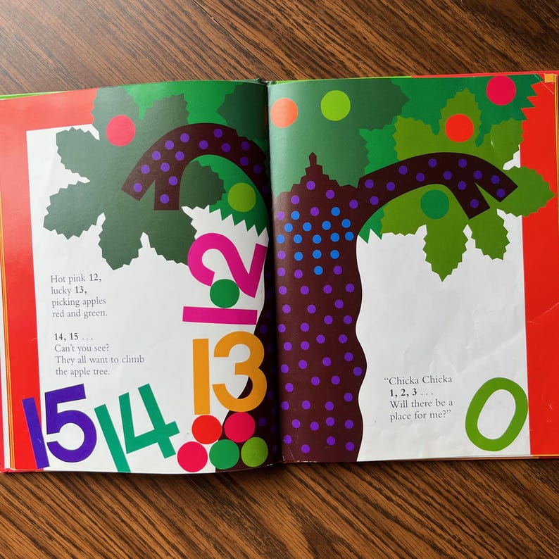 Chicka Chicka 1 2 3 by Bill Martin Jr, Illustrator Lois Ehlert - Etsy