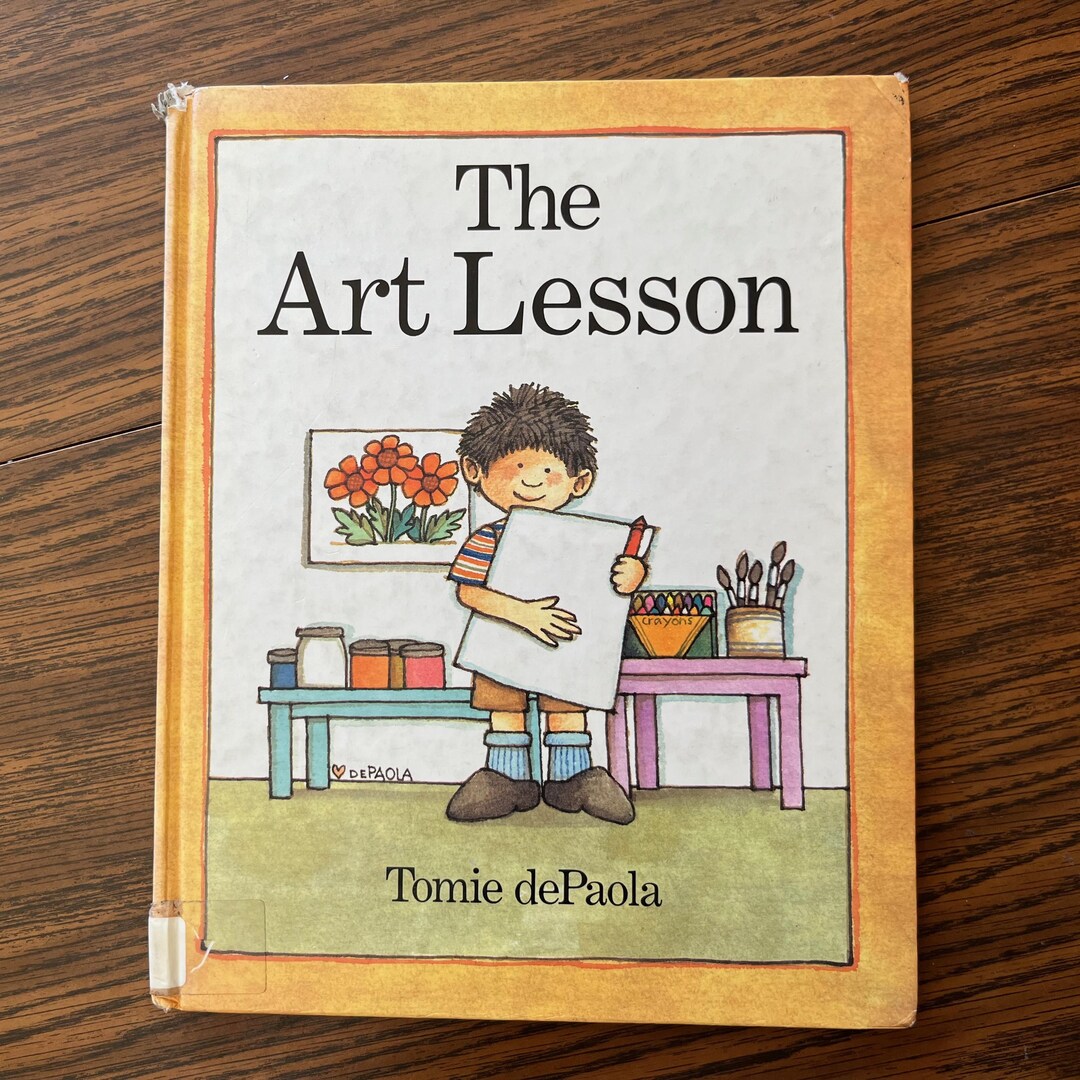 The Art Lesson - Tomie Depaola - 1989 Vintage Hardback Picture Book - Etsy