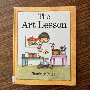 The Art Lesson - Tomie Depaola - 1989 Vintage Hardback Picture Book - Etsy
