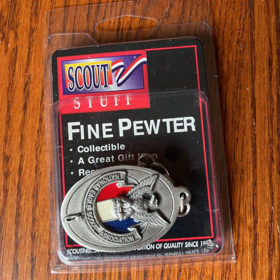 Eagle Scout Pewter Keychain National Eagle Scout Association Boy Scouts ...