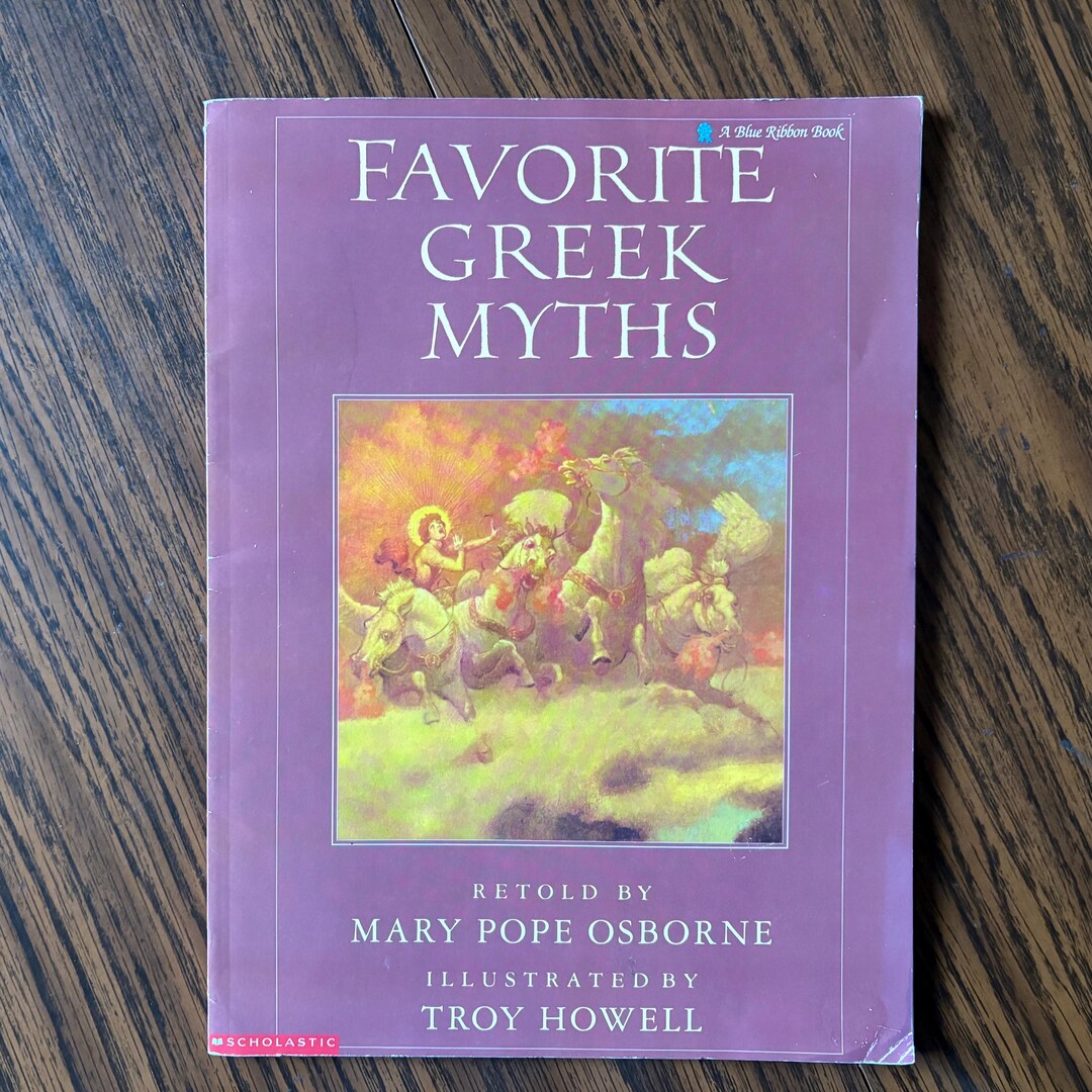Favorite Greek Myths, Retold by Mary Pope Osborne - Etsy