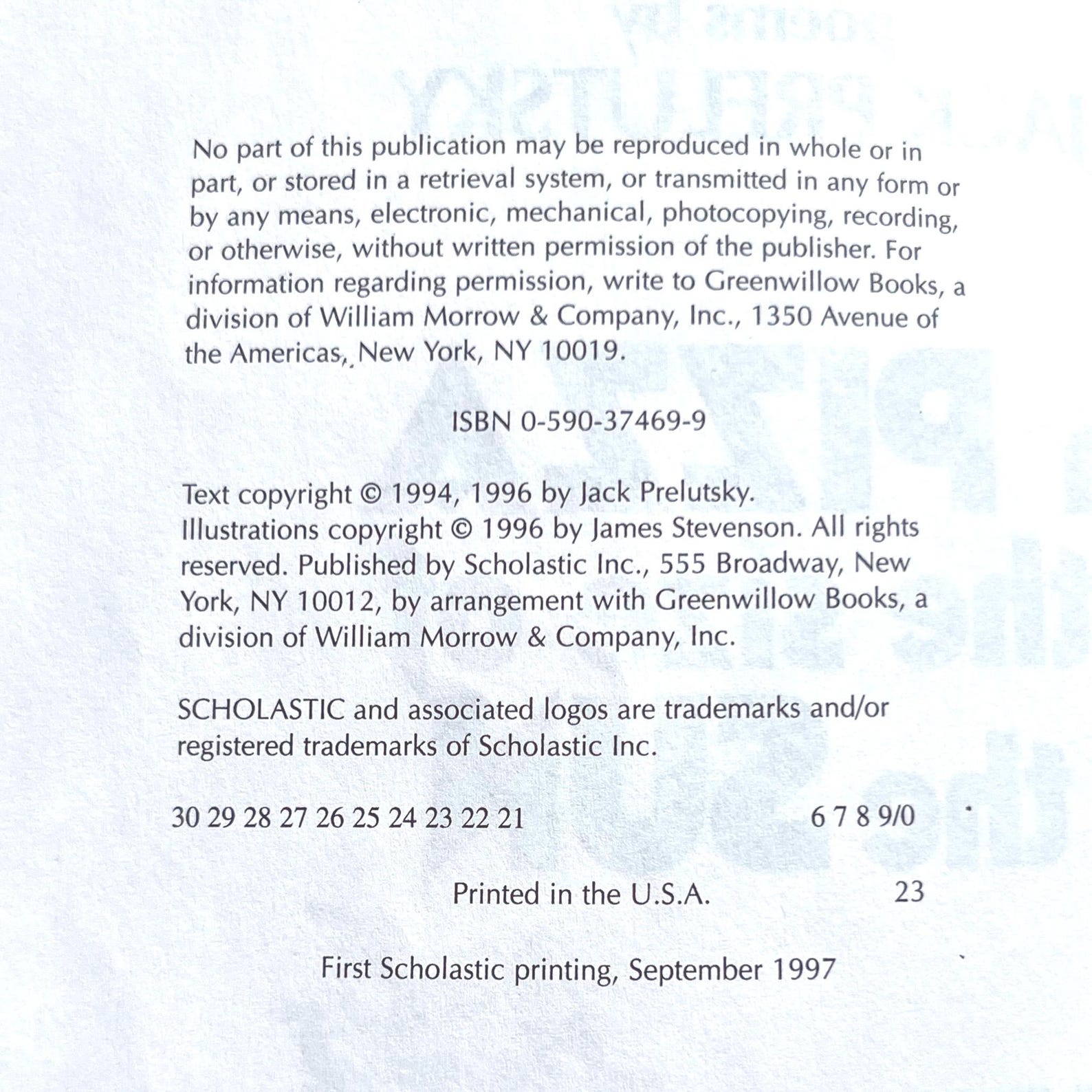 A Pizza the Size of the Sun: Jack Prelutsky's Poetry - Etsy