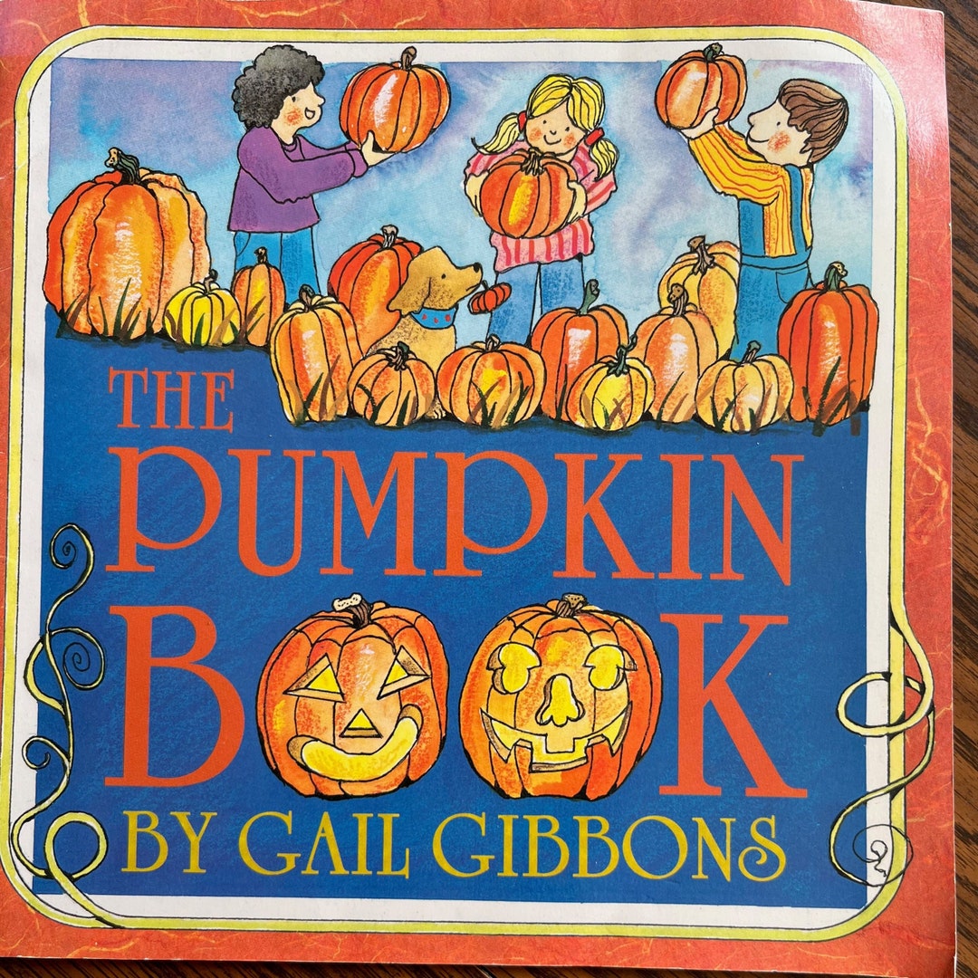 The Pumpkin Book by Gail Gibbons Vintage Autumn Holiday - Etsy