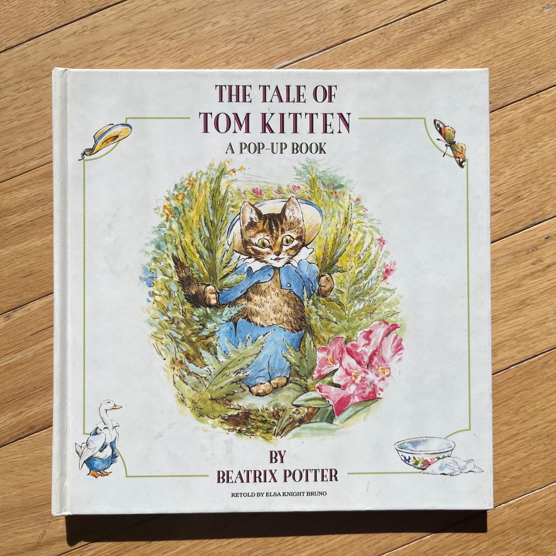 Pop up Book - the Tale of Tom Kitten - Beatrix Potter - Vintage ...