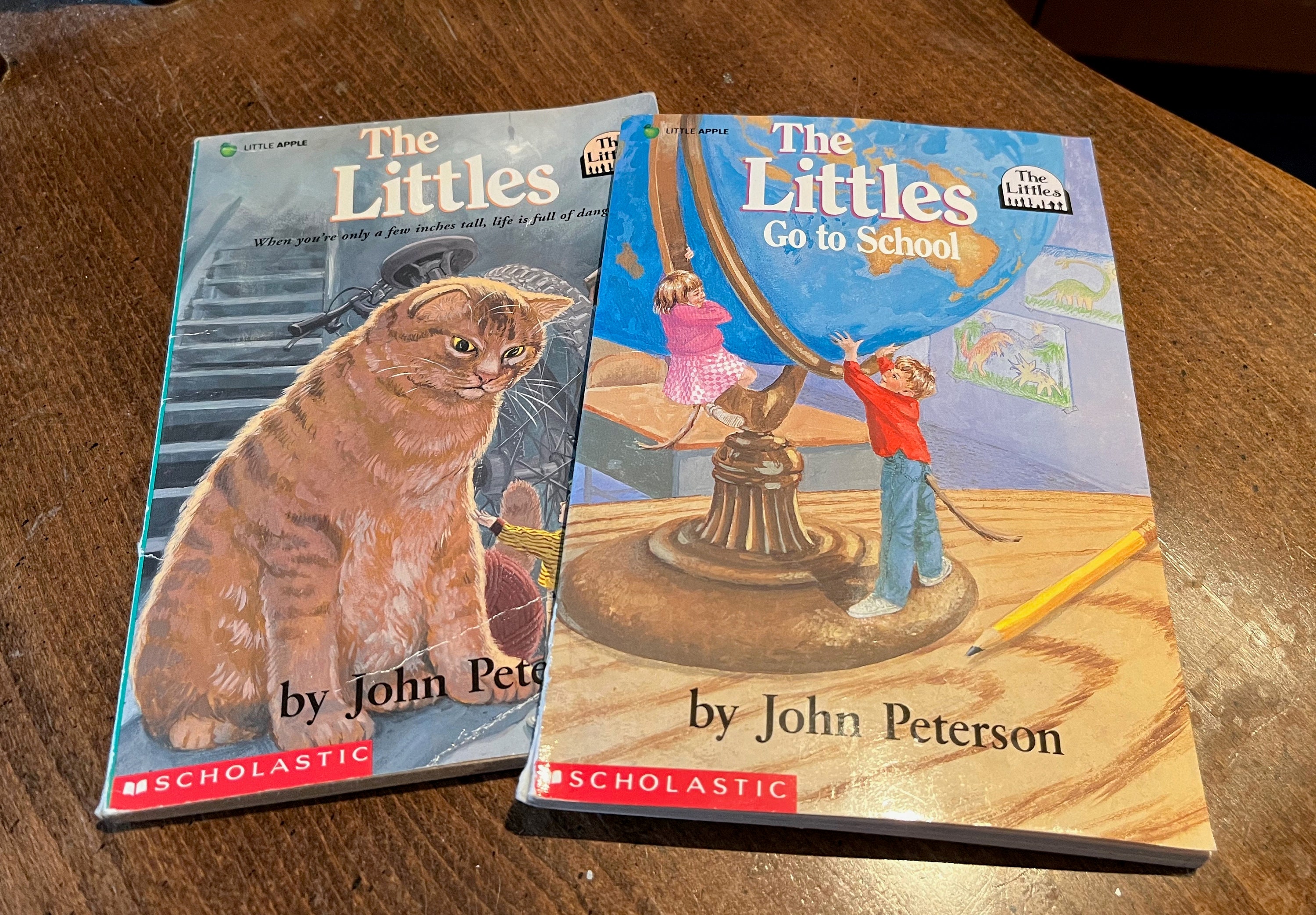 The Littles Two Books John Peterson the Littles Go to School Vintage ...