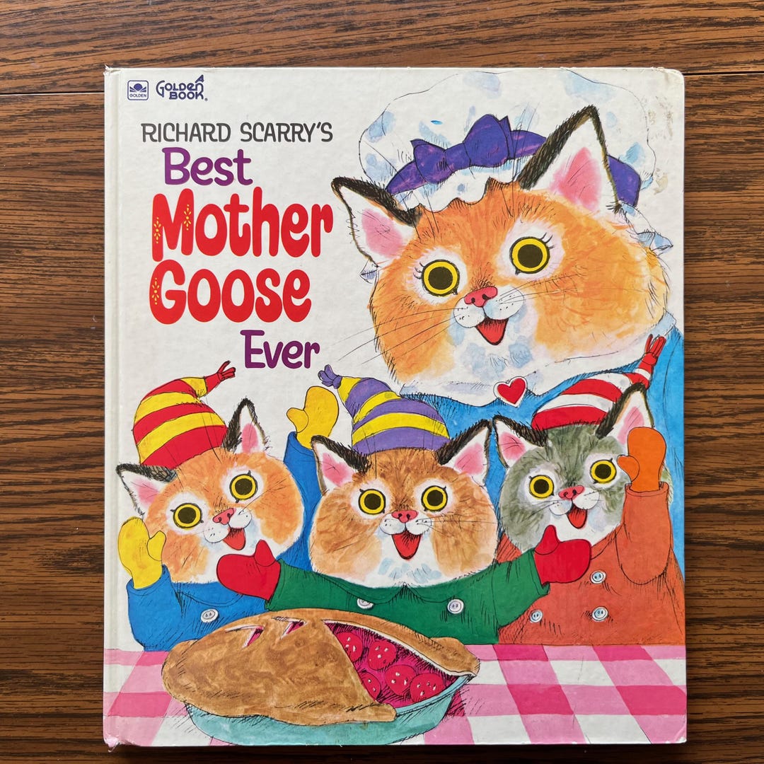 Richard Scarry's Best Mother Goose Ever - Richard Scarry - 1970 Vintage ...