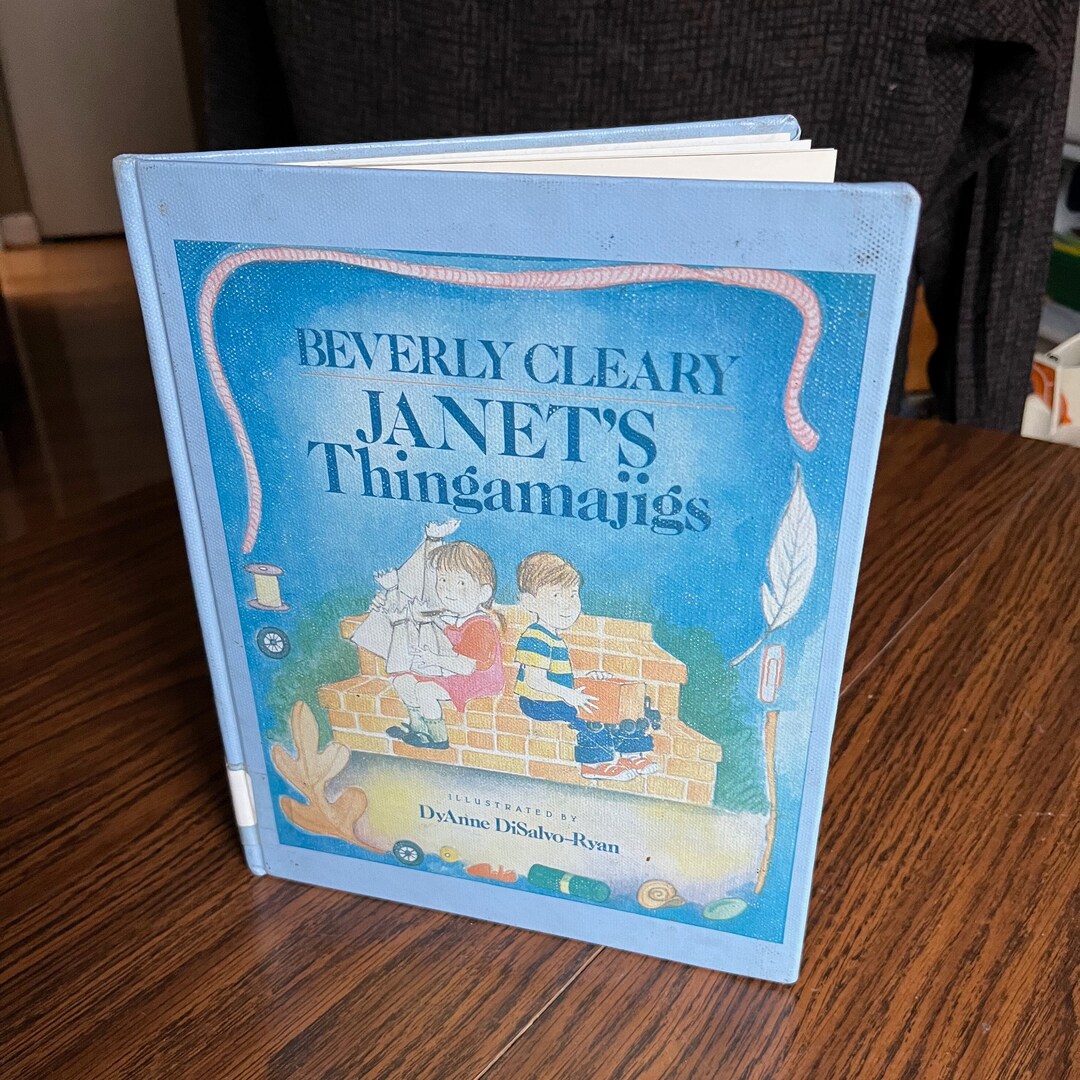 Janet's Thingamajigs Beverly Cleary 1987 Vintage Hardback Newbery Medal ...