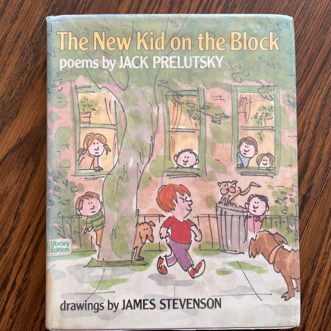 The New Kid on the Block Jack Prelutsky Hardback Poetry Book - Etsy