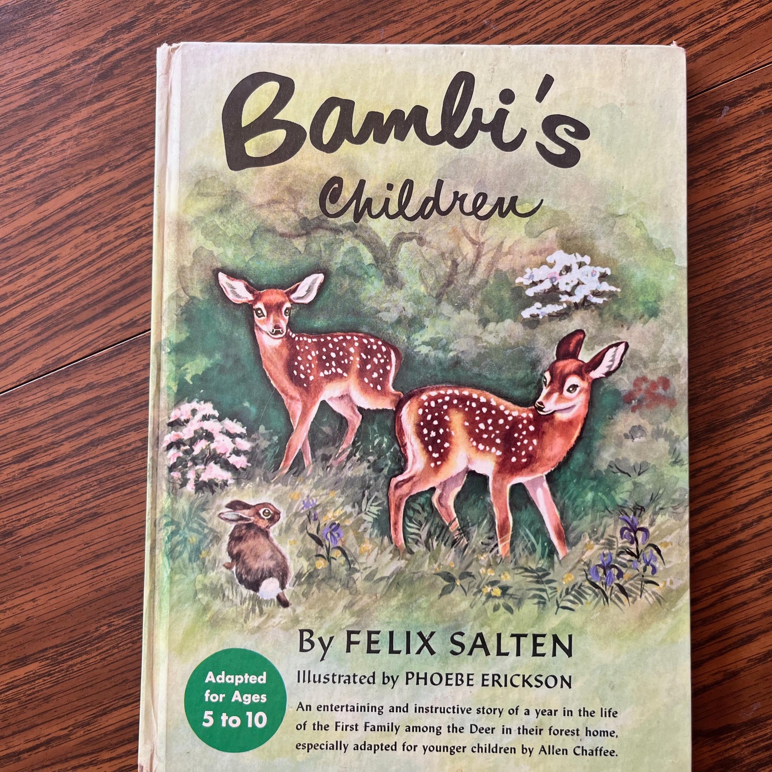 Bambi's Children Felix Salten Adapted by Allen Chaffee Vintage Picture ...