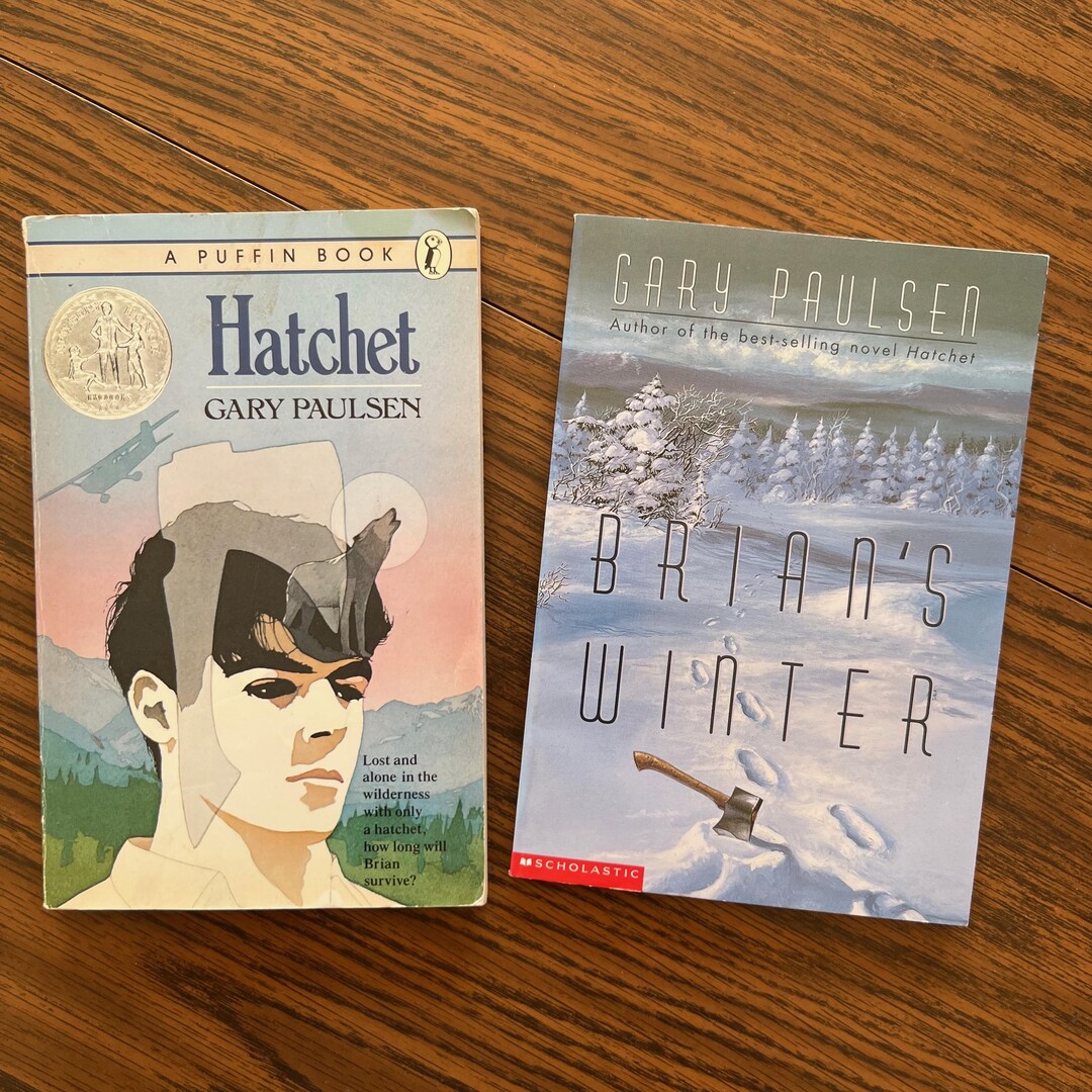 Hatchet Brian's Winter Gary Paulsen 2 Novels Vintage Children's ...