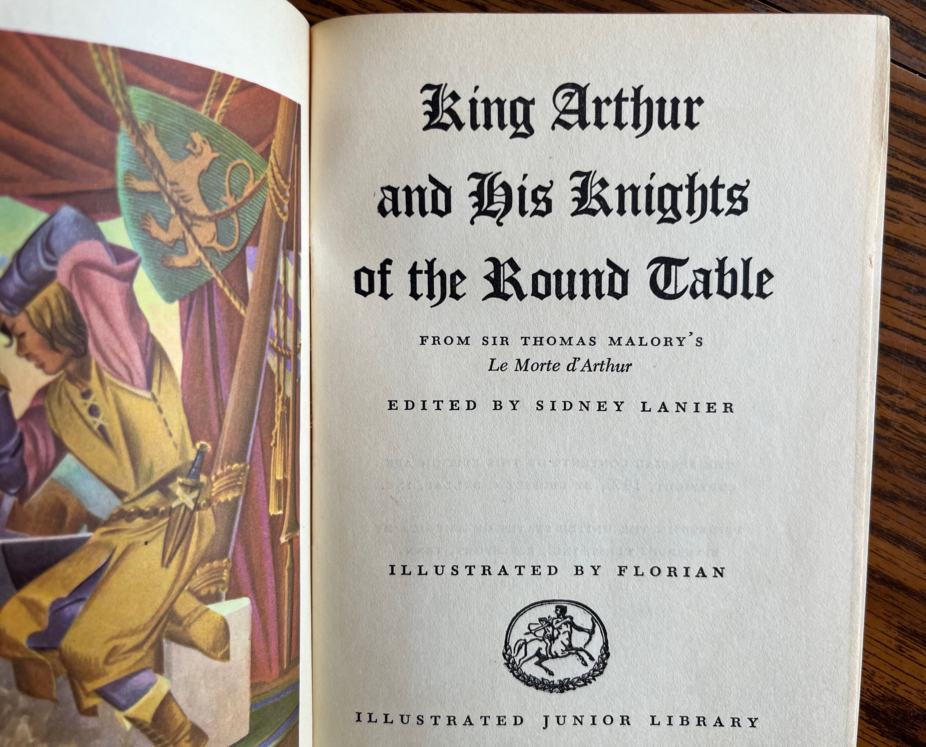 King Arthur And The Knights Of The Round Table Book
