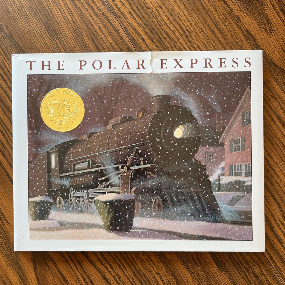 The Polar Express Chris Van Allsburg Vintage Children's Christmas Book ...