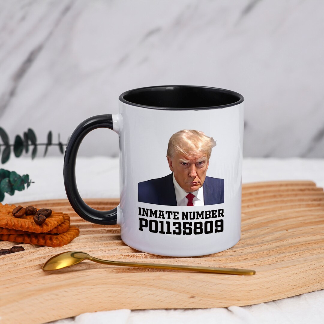 Trump Mug Shot Mug, Trump Mug, Donald Trump Mug, Trump Gag Gift ...