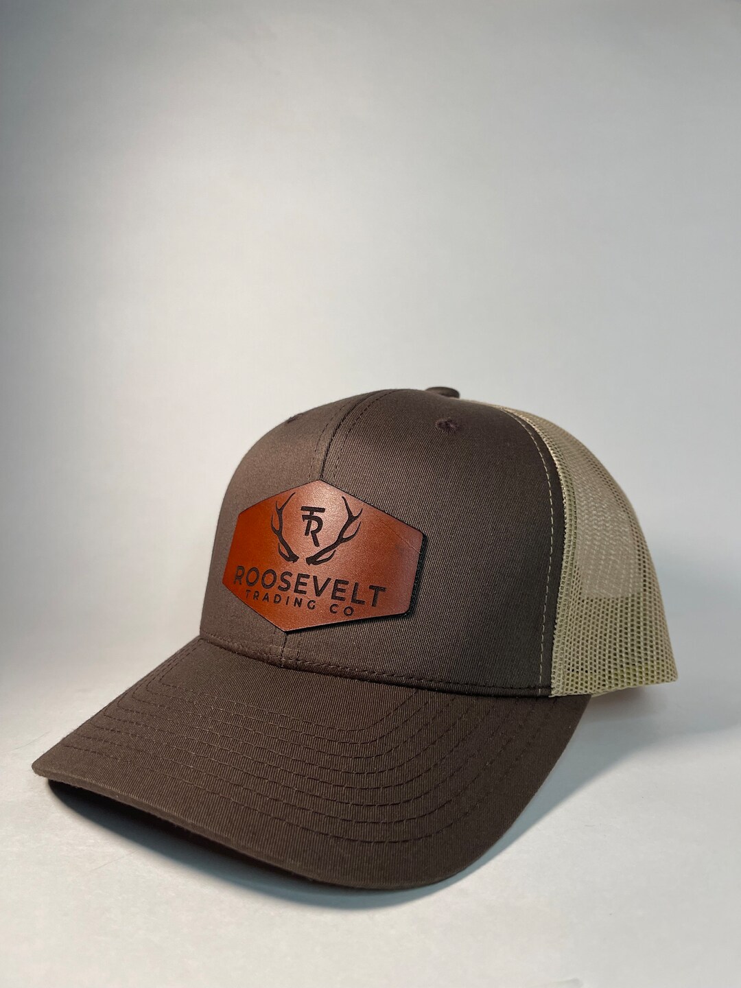 Custom Made Snapback Hat With Leather Patch - Etsy