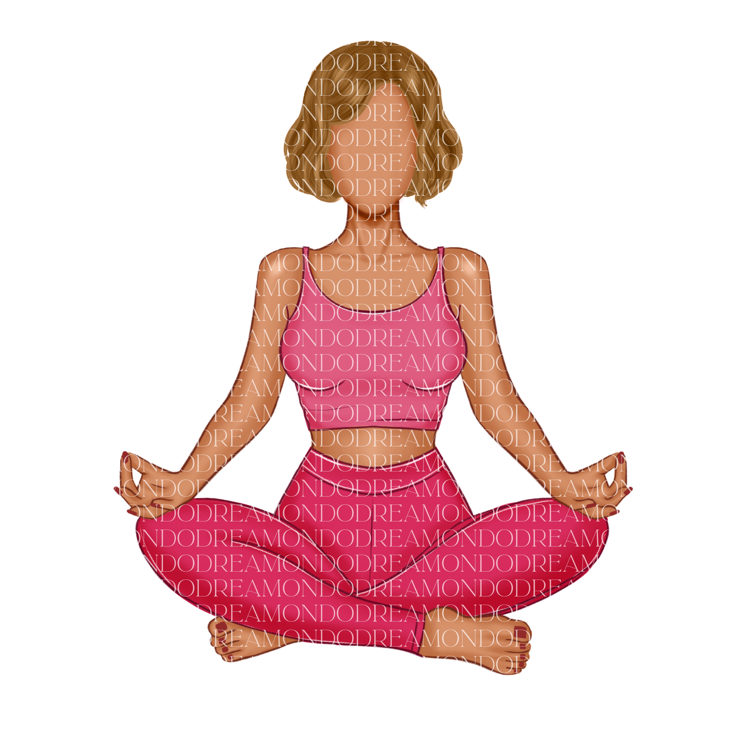 Yoga Clipart, Yoga Girl, Clipart - Etsy