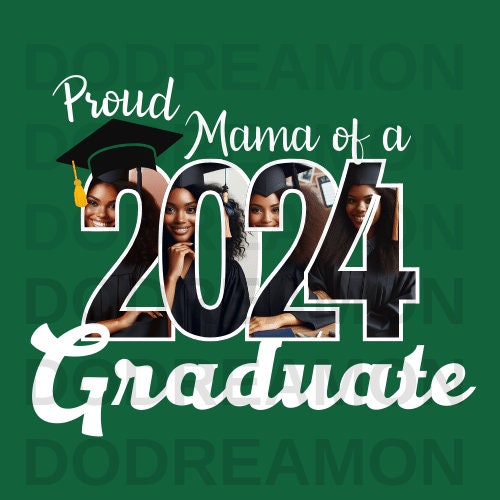 2024 Graduation Frame CANVA Template Graduate | Grad | Class of 2024 ...