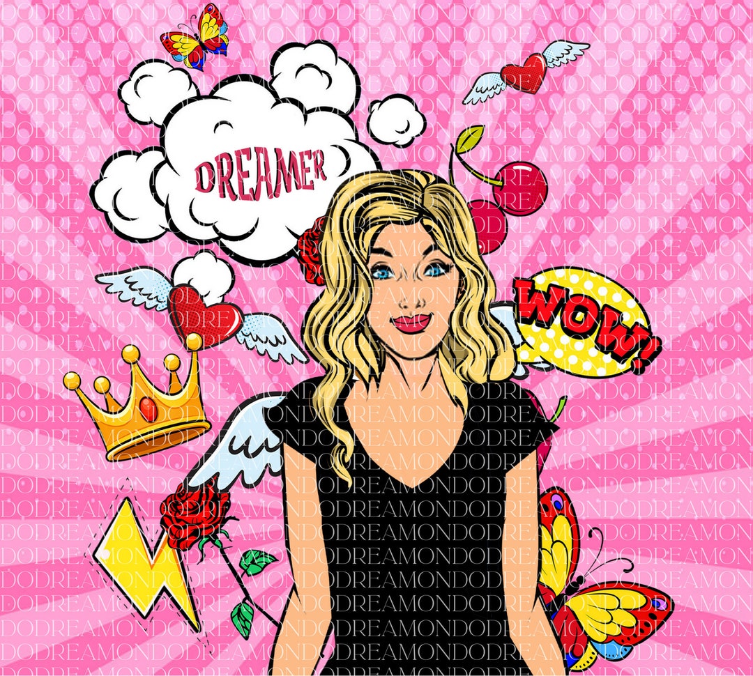 Dreamer Sublimation Design, Clouds, Crown Etc. - Etsy