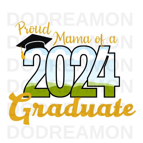 2024 Graduation Frame CANVA Template Graduate | Grad | Class of 2024 ...