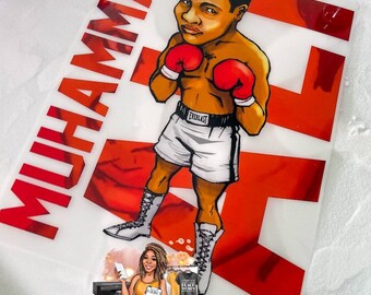 Muhammad Ali Stencil Reusable Muhammad Ali Stencil Stencil - Etsy